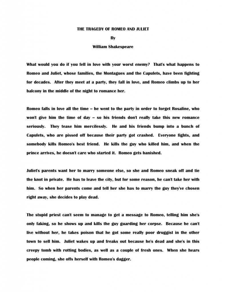 Best Templates Synopsis Example